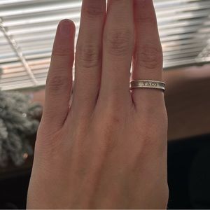Tiffany & Co. | Jewelry | Tiffany And Co Tiffany 837 Ring In Silver Narrow | Poshmark